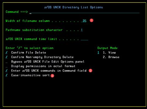 Dinoframe Omvs Commands From Ispf 317 Udlist
