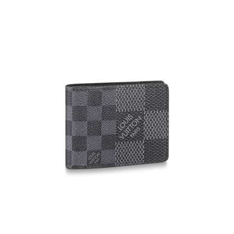 V Nam Louis Vuitton Multiple Wallet Damier Graphite Caro En