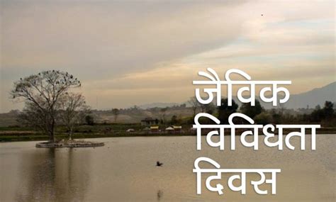 आज जैविक विविधता दिवस सार्वजनिक सेवा प्रसारण संस्था