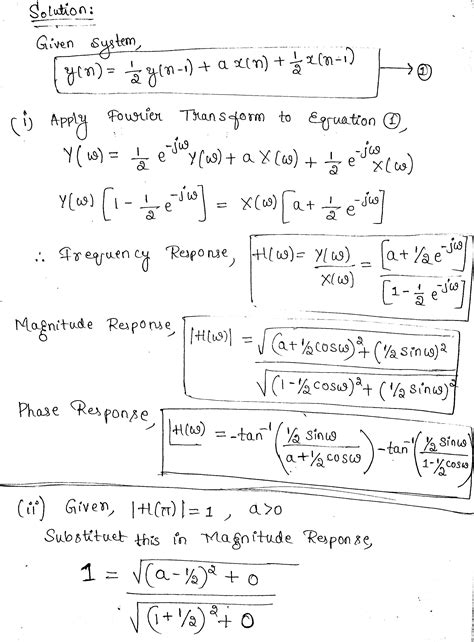 Solved For The System Given Below Y N Y N Ax N X N Course Hero