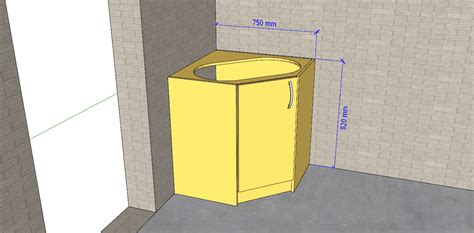 Тумба кухонна нижня кутова Будуй Сам