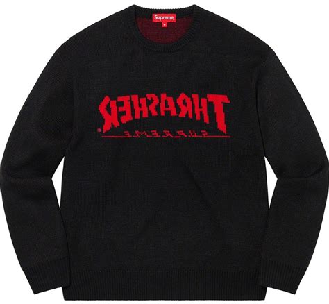 Supreme®thrasher® Sweater Black Novelship