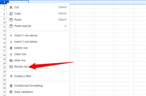 How To Resize Columns And Rows In Google Sheets