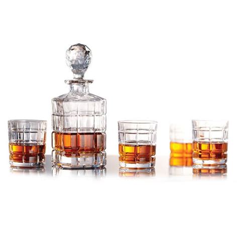 Home Wet Bar Oakmont 4 Piece 10oz Glass Whiskey Glass Glassware Set