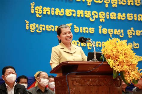 លោកស្រីកិត្តិសង្គហបណ្ឌិត ម៉ែន សំអន ៖ រាជរដ្ឋាភិបាលកម្ពុជាបានយកចិត្តទុក្ខដាក់ដល់