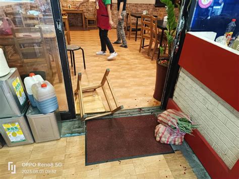 酒後鬧事！男子持刀毀店家招牌 警噴辣椒水制伏