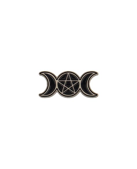 Gizmos Richmond Triple Moon Pentagram Pin