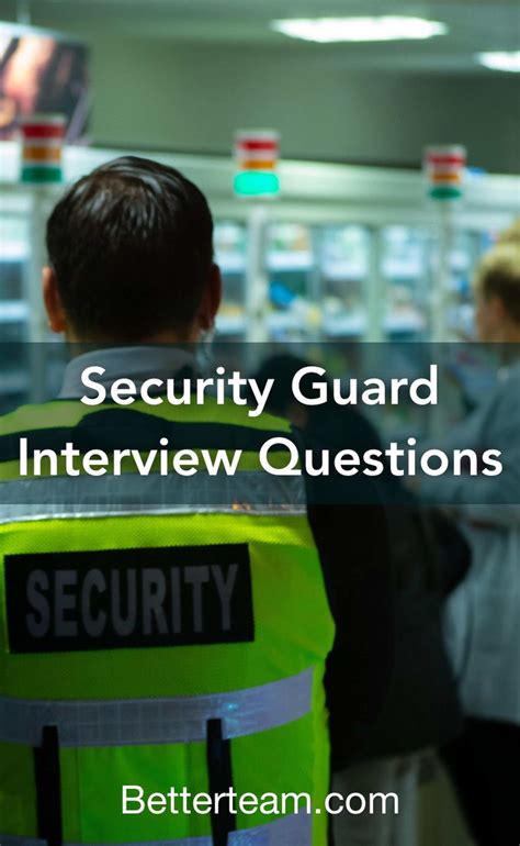 security guard interview questions security guard jobs interview