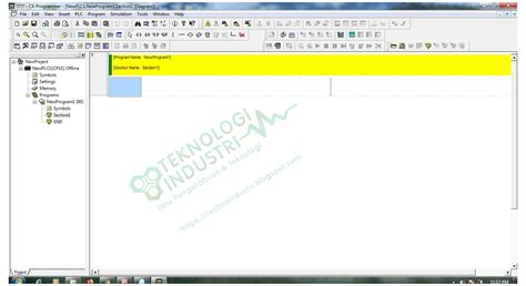 Membuat Project Baru Pada Cx Programer Eps 1 ~ Teknologi Industri