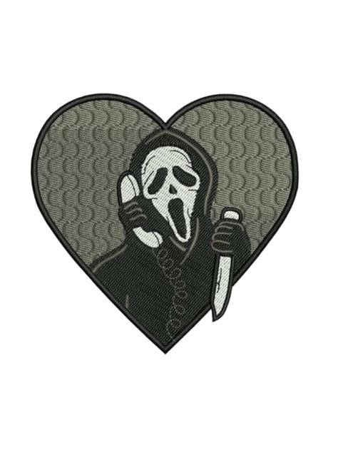 Scream Heart Iron On Patch Creo Piece