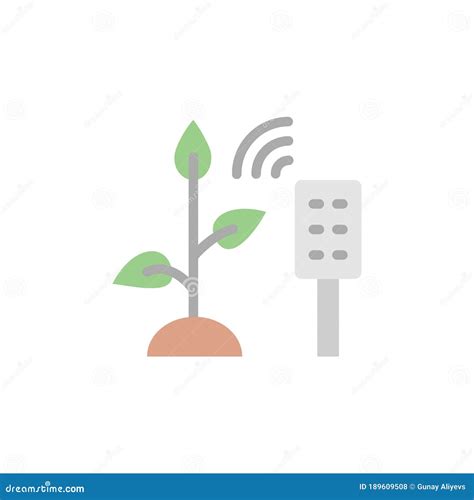 Plants Smart Watering Icon Simple Color Vector Elements Of Automated Farming Icons For Ui And