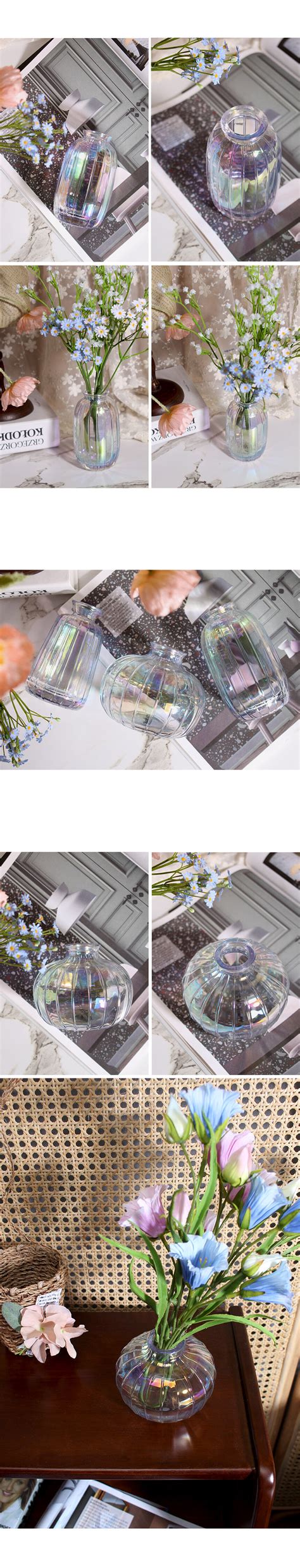 홀로그램 라인 미니화병 3type 감도 깊은 취향 셀렉트샵 29cm