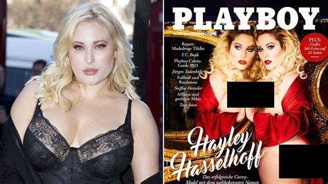 Playboy Model Hayley Hasselhoff Says She Wasnt ‘glamorizing Obesity