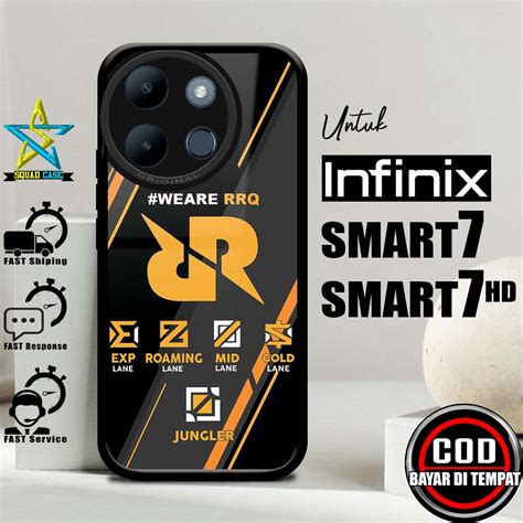 Case INFINIX SMART SMART HD Casing Squad Case Motif RRQ Custom Gambar BISA BAYAR DI TEMPAT