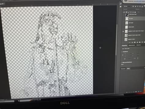 Photoshop Help Please Weird Artifact Layer Rstencils