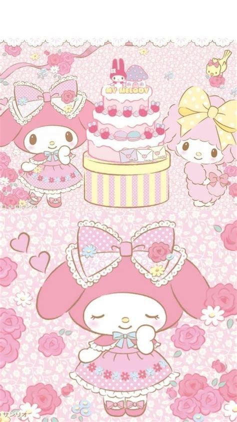 My Melody Laptop Wallpapers Wallpapers com Cartazes gráficos Papel de parede cor de