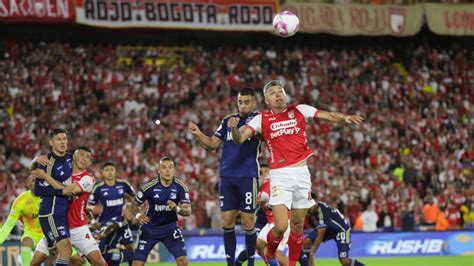 Santa Fe Vs Millonarios En Vivo Siga El Clásico Bogotano En Directo