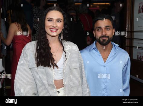 London Uk Milly Zero And Shiv Jalota At Aspects Of Love Opening Night