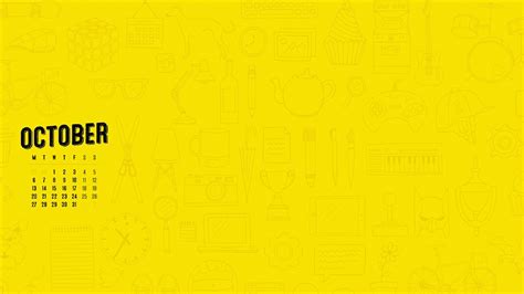 All The Things October 2014 Calendar Wallpaper Preview 10wallpaper