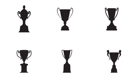 Trophy Vector Set Collection Graphic Design Free Vector 11537280 Vector