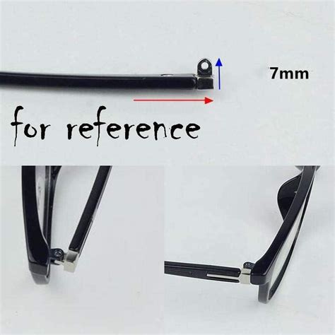 Ygnjh Glasses Replacement Legs Red Plastic Eyeglass Temples 1 Pair