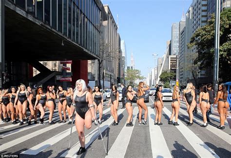 Brazils Miss Bumbum 2017 Contestants Show Off Derrieres Daily Mail
