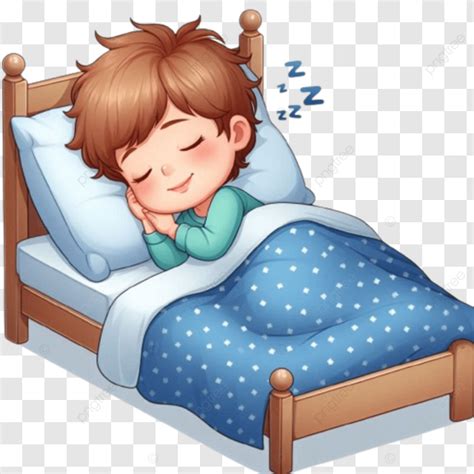 잠자는 귀여운 아이 사랑스러운 만화 아이가 침대에서 꿈을 꾸고 있습니다 평화로운 밤의 벡터 그림 잠자는 귀여운 아이 사랑스러운 만화 아이가 침대에서 꿈을 꾸고 있습니다