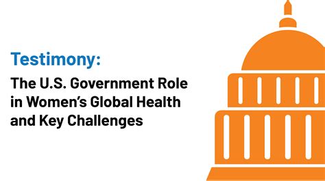 Testimony The U S Government Role In Womens Global Health And Key Challenges KFF