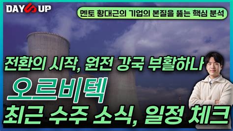오르비텍 주가전망 최근 수주 소식 원전 일정 체크 전환의 시작 Youtube