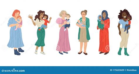 Diverse Group Of Moms
