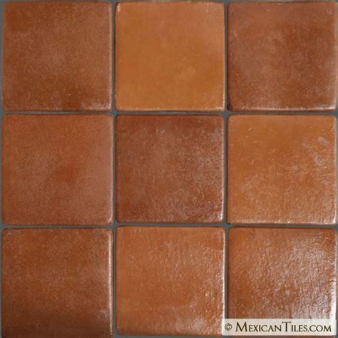 8⅛ X 8⅛ Sealed Spanish Mission Red Floor Tile Mexican Terracotta