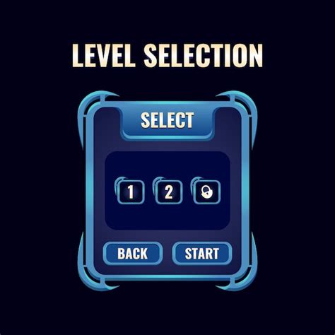 Level Selection Ui Vectors And Illustrations For Free Download