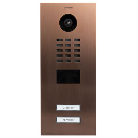 Doorbird Multi Dwelling Ip Intercom Video Door Station D2102v 2 Call Doorbird Intercom