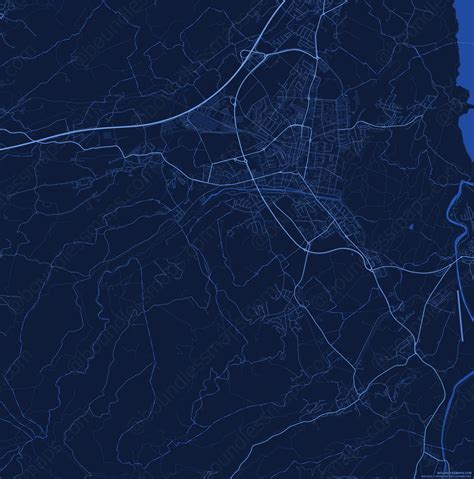 Bulle Dark Blue Vector Map Boundless Maps