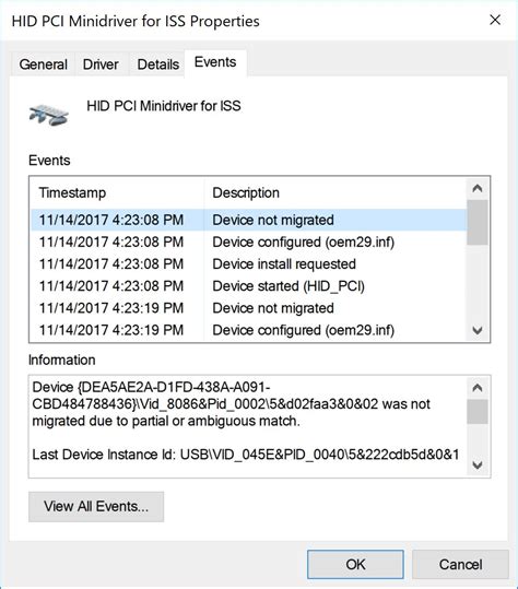 solved hid pci minidriver for iss hp support community 6428081