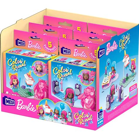 Barbie Mega Color Reveal Micro Doll Case Of