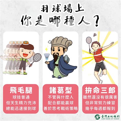 臺灣土地銀行 小福德天生就是運動健將💪 立馬一個飛撲就能接到球🏸 好奇土粉們在羽球場上 是屬於哪種人呢