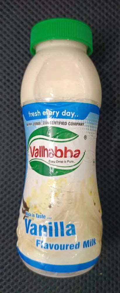 Vallhabha Vanilla Flavured Milk Ml Packaging Type Bottle At Best