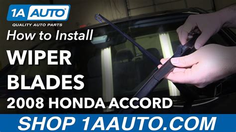 How To Replace Windshield Wiper Blades 03 14 Honda Accord YouTube