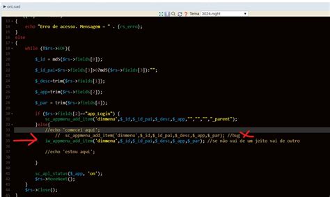 Bug Scriptcase 94027 Macro Scappmenuadditem Com Parâmetros Em