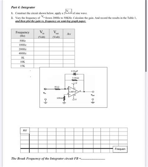 Solved Offset Null 1 8 Nc Input 2 7v Input 3 6