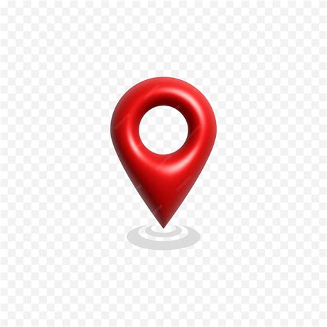 위치 아이콘 현실적인 3d 빨간색 위치 핀 Gps 지도 디자인 Png 투명한 배경 프리미엄 벡터