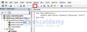 How To Add Sheet After Current One With Excel VBA Variants