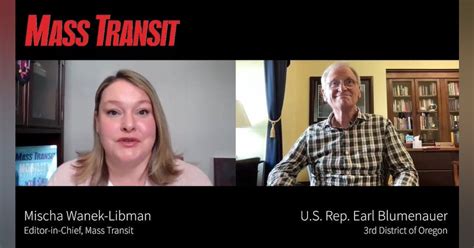 Insider Interview Rep Earl Blumenauer Mass Transit