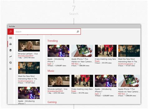 YouTube UWP For Windows Concept On Behance