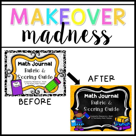 The Routty Math Teacher Tpt Seller Challenge Math Journal Rubric