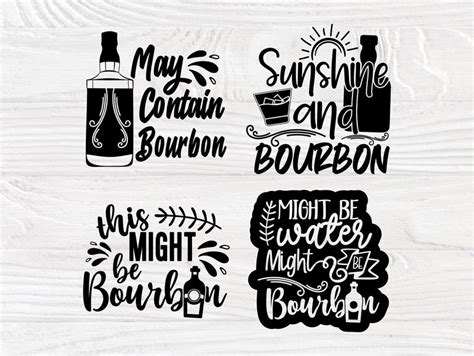 Bourbon Svg Bundle Drinking Svg Cricut Cut Files So Fontsy