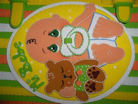 Carpetas Decoradas En Foami Bebe Control Prenatal Bs 290 00 En