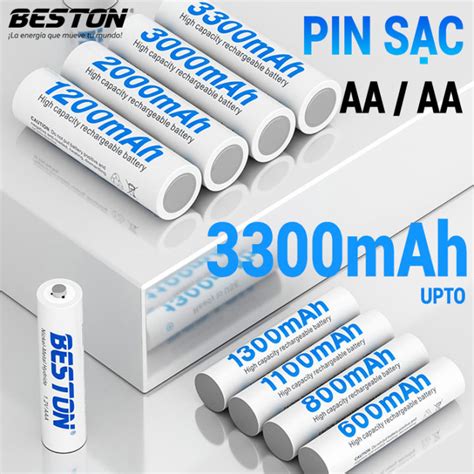 Pin Sạc Aa Aaa Beston Dung Lượng Cao 3300mah Dùng Cho Micro đồ Chơi