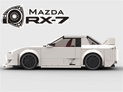 Lego Moc Mazda Rx7 White By Mocsbyb Rebrickable Build With Lego